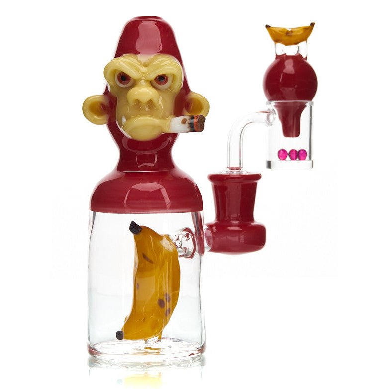 Fish Glass Red Chimp | Cloud 9 Smoke Shop – CLOUD 9 SMOKE CO.