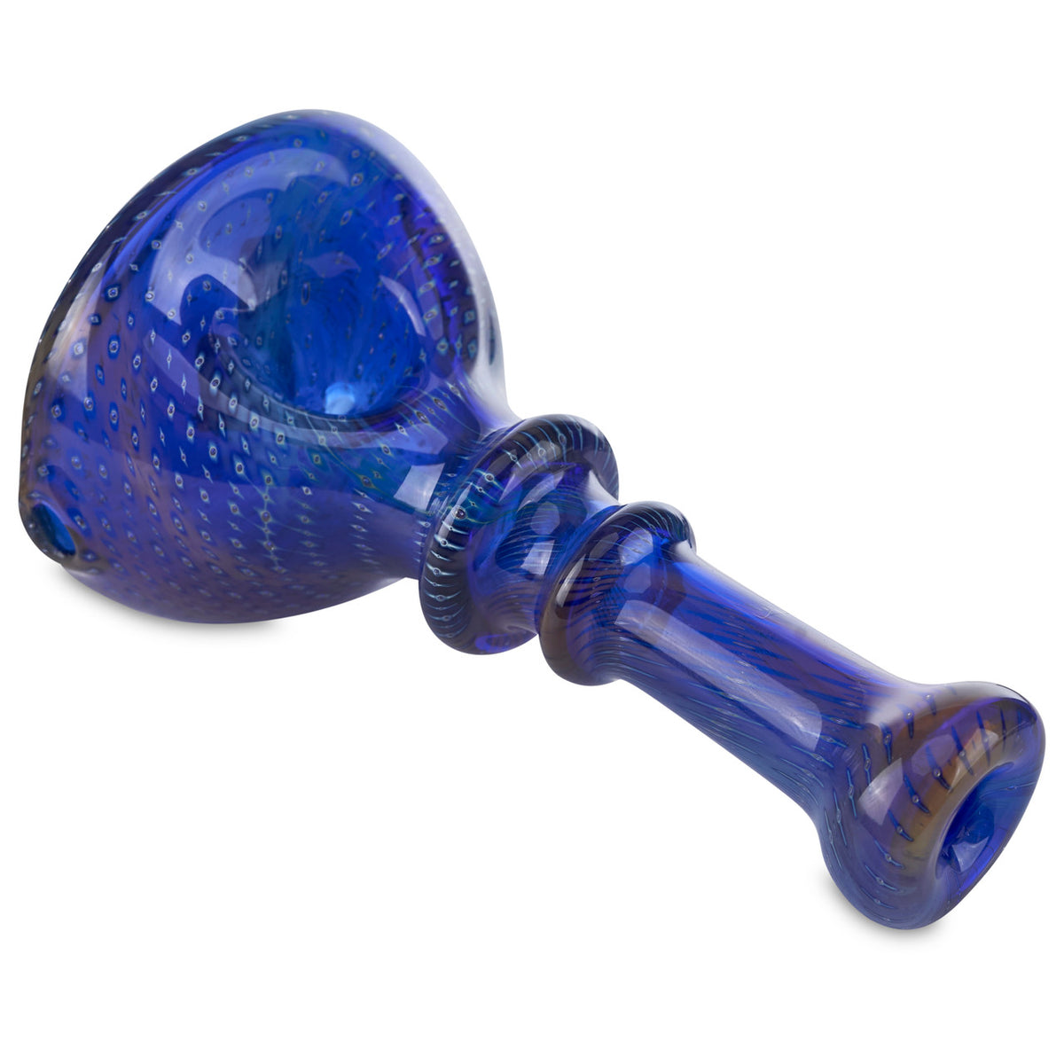 Steve Sizelove Free Standing Hand Pipe Cobalt Blue & Amber – CLOUD 9 ...